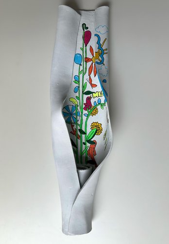 Vera Vizzi, Enjoint Wall Sculpture, 2025, Self-Hardening Paste for sale ...
