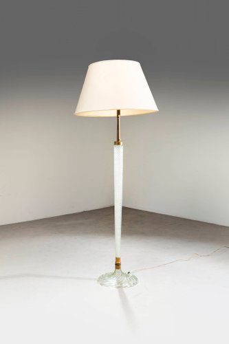 Model 529 Floor Lamp by Carlo Scarpa for Venini, 1940s for sale at Pamono