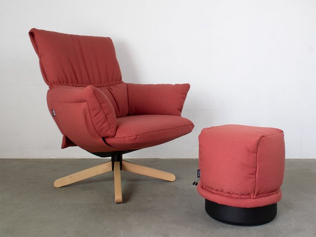 Set of Ludo Lounge Chair and Ottoman by Patricia Urquiola for ...
