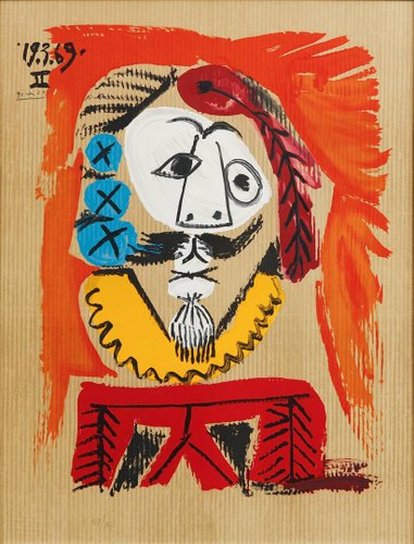 Pablo Picasso, Imaginary Portraits, 1969, Lithograph for sale at Pamono
