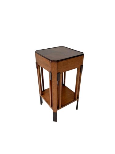 Art Deco Pedestal by Anton Lucas for N.V. Meubelkunst Leiden, 1920s for ...