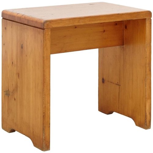 Vintage Les Arcs Stool by Charlotte Perriand for sale at Pamono