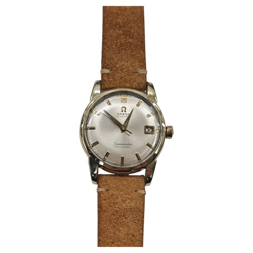 Vintage Seamaster Calendar Cal 503 Watch from Omega in 14k Gold and ...