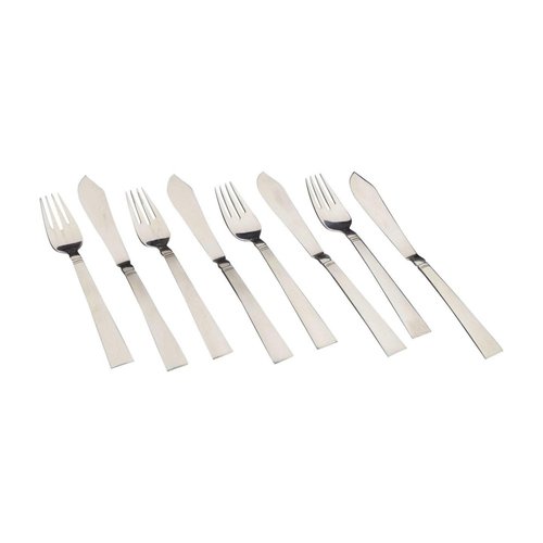 Fish Cutlery in Sterling Silver from Georg Jensen, 1930s, Set of 8 for ...