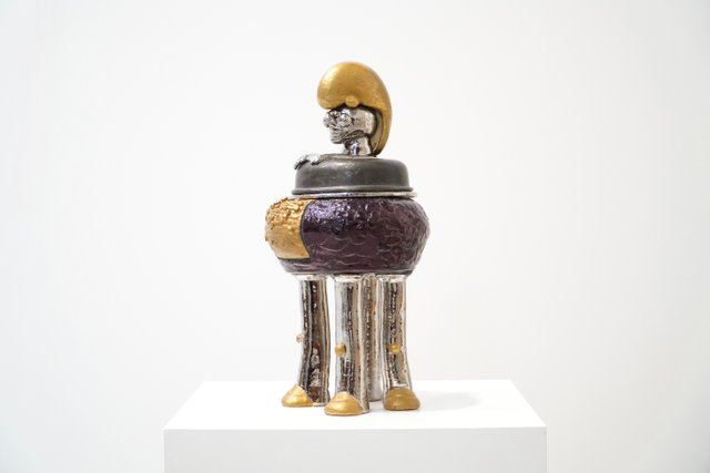 Pierre Caille, Character with Pistons, Belgium, 1970s, Ceramic for sale ...