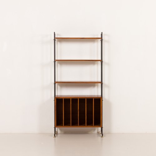 Mid-Century Modern Free-Standing Vinyl Records Wall Unit, 1970s for ...