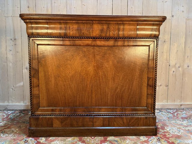 Louis Philippe Walnut Shop Counter for sale at Pamono