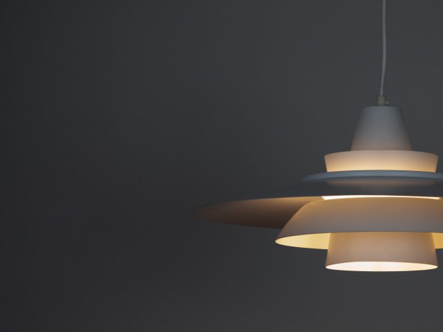 Vintage Aluminum Pendant Lamp by David Mogensen for Superlight, 1980s ...