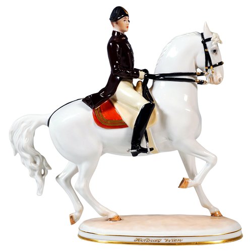 Spanish Riding School Vienna Trab Trot with Rider from Augarten, 1960s ...