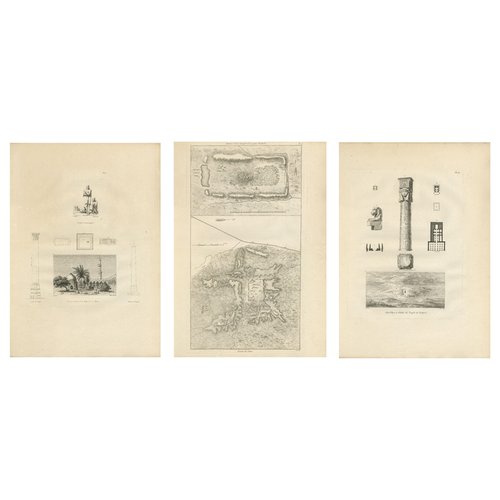 Dominique Baron Vivant Denon, Egypt Architecture and Topography, 1802 ...