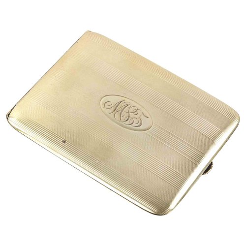 Vintage Art Deco Silver Cigarette Case by Elgin MFG. CO., 1930s for ...