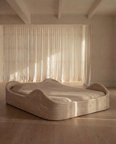 Undra Sculptural Stone Freestanding Bed by My Habitat Design for sale ...