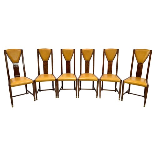 Antique Dining Room Chairs by Joseph María Olbrich, 1890s, Set of 10 ...