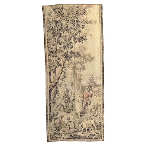 Vintage French Jacquard Tapestry Panel in the style of Aubusson, 1940s ...