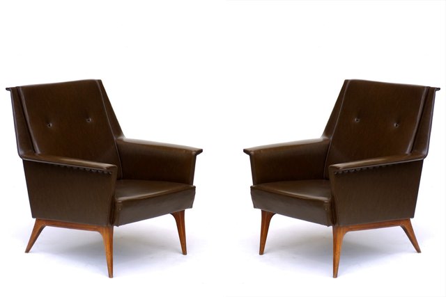 Poltrone Mid-Century di Anonima Castelli, Italia in vendita su Pamono