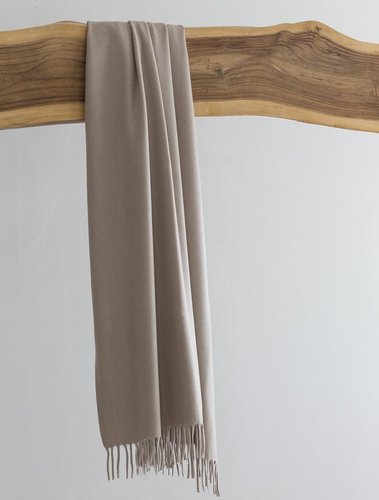 Natural Desert Sand Cashmere Savanna Throw from Nzuri Textiles for sale ...