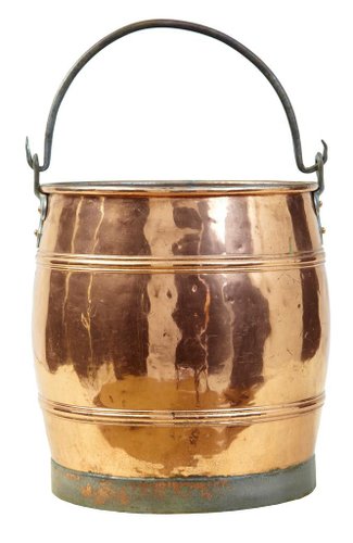 Antique Scandinavian Copper Bucket for sale at Pamono