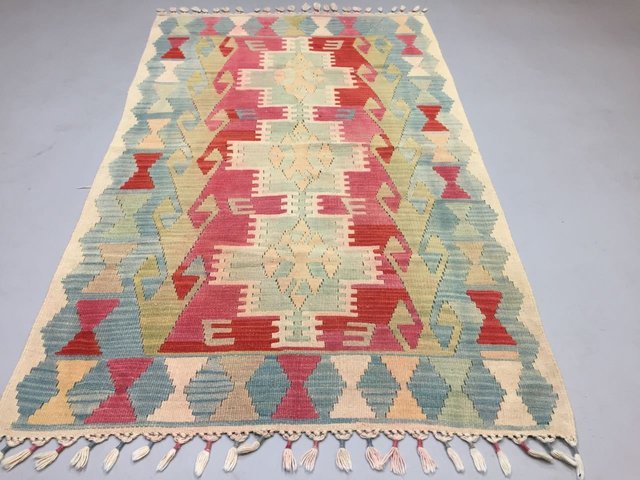 Vintage Turkish Kilim Kelim Rug, 1980s for sale at Pamono