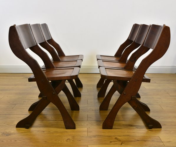 Set of Vintage 3-Seater Theater Folding Benches from Drifter, 1920s for ...
