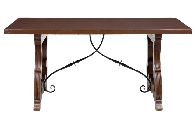 Small Antique Dining Table for sale at Pamono