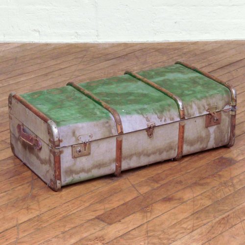 Vintage Canvas Trunk for sale at Pamono
