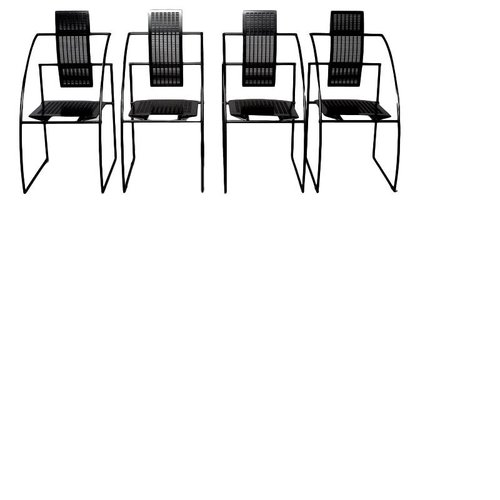 Dining Table and Chairs by Mario Botta for Alias, 1985, Set of 5 for ...