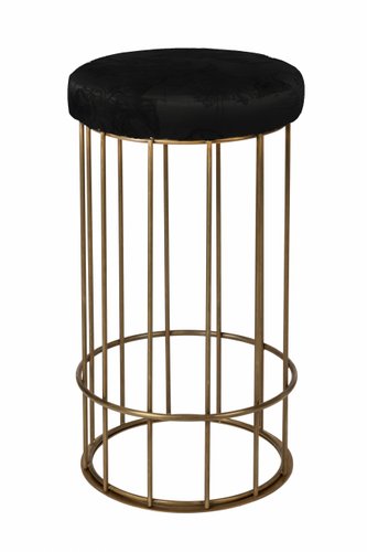 Cage Stool by Niccolò De Ruvo for Brass Brothers for sale at Pamono