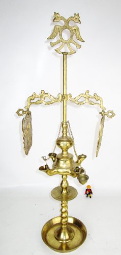 Antique Renaissance-Style Spanish Oil Lamp for sale at Pamono