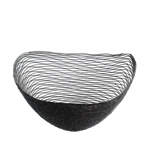 Large Sculptural Handwrought & Welded Metal Bowl, 1980s for sale at Pamono