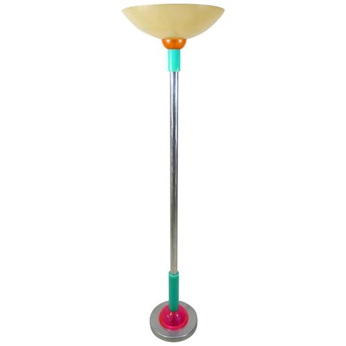 Resin, Chrome and Fiberglass Floor Lamp by Steve Zoller, 1990s for sale ...