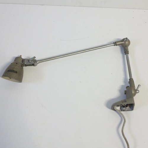 Lampe de Bureau Industrielle en Métal de Pfaff, Allemagne, 1950s en ...