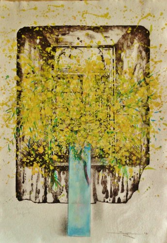 Ventana-Mimosa Print by Koichi Sugihara, 2017 for sale at Pamono