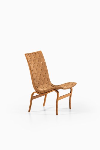Model Eva Birch and Hemp Armchair by Bruno Mathsson for Vetlanda, 1940s ...