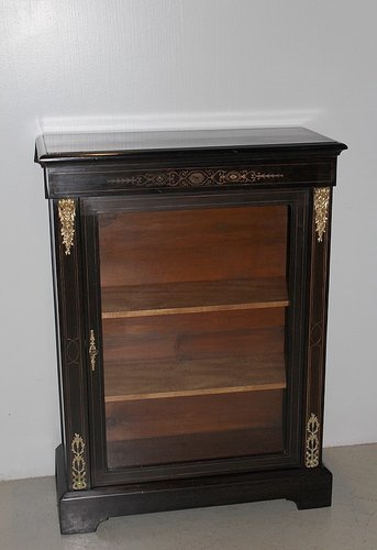 Antique Ebony Veneer Display Case for sale at Pamono