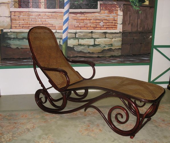 Cane chaise store