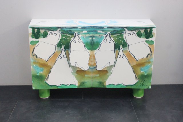 Sideboard by Sandro Chia for Cleto Munari, 2008 for sale at Pamono