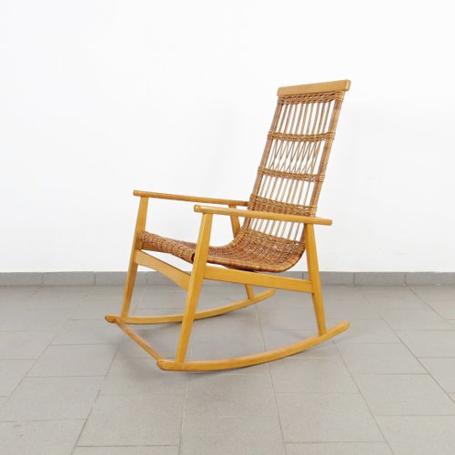 Mid-Century Rocking Chair, 1960s for sale at Pamono