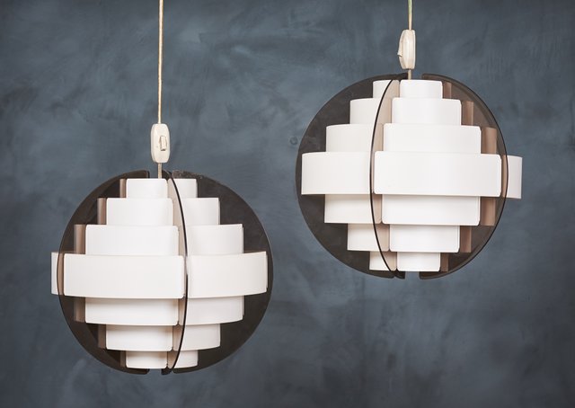 Lampe à Suspension Vintage par Flemming Brylle & Preben Jacobsen, Danemark en vente sur Pamono