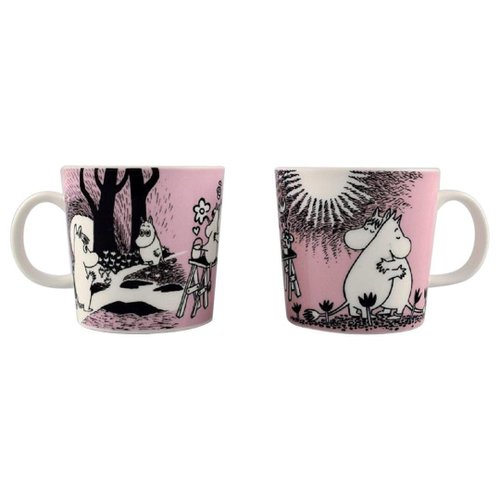 Cups in Porcelain with Motifs from Moomin from Arabia, Set of 2 for ...