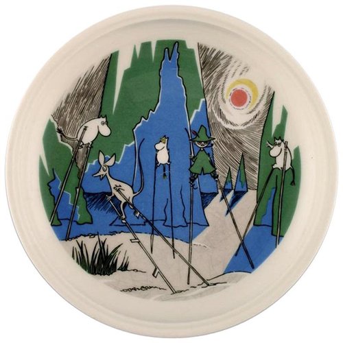 Comet in Moominland Porcelain Plate with Motif from Moomin from Arabia ...
