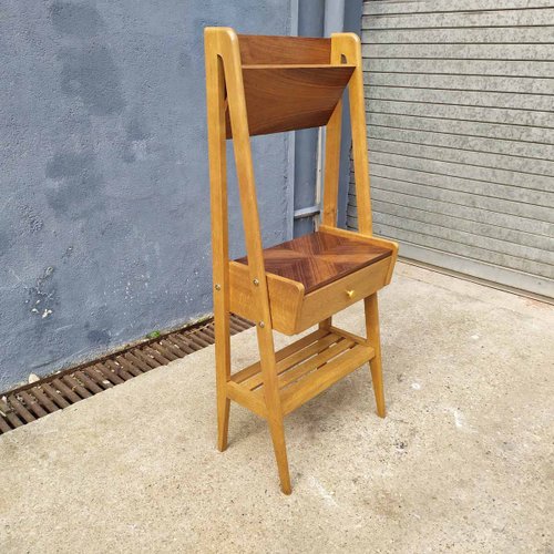 Oak Compass Shelf, 1950s for sale at Pamono