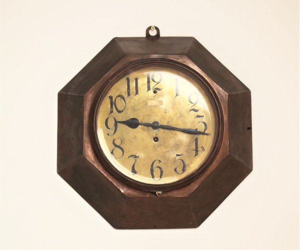 Large Antique Wall Clock by Adolf Loos for sale at Pamono