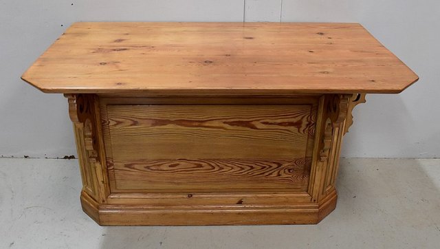 Antique PInewood Shop Counter, 1900s for sale at Pamono