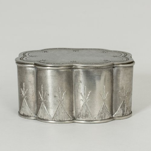Pewter Box from Herman Bergman, 1927 for sale at Pamono