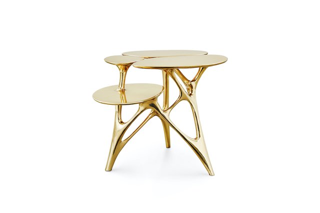 Lotus Side Table by Zhipeng Tan for sale at Pamono