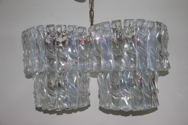 Lustre Mid-Century Moderne de Venini, Italie, 1960s en vente sur Pamono