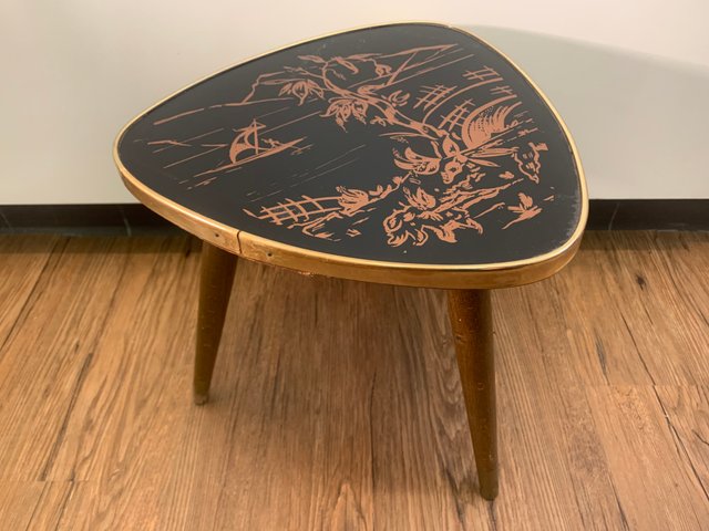 Kidney Shaped Plant Stand, 1950s for sale at Pamono