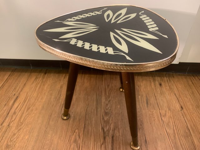 Kidney-Shaped Flower Table or Plant Stand, 1950s for sale at Pamono