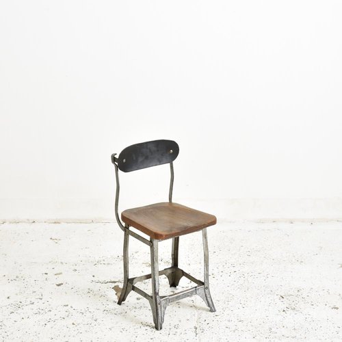 Vintage TanSad Factory Workers Stool, 1950s for sale at Pamono