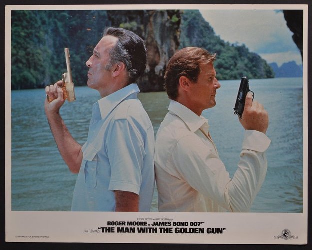 James Bond 007 the Man with the Golden Gun Original Lobby Card, UK, 1974 for sale at Pamono